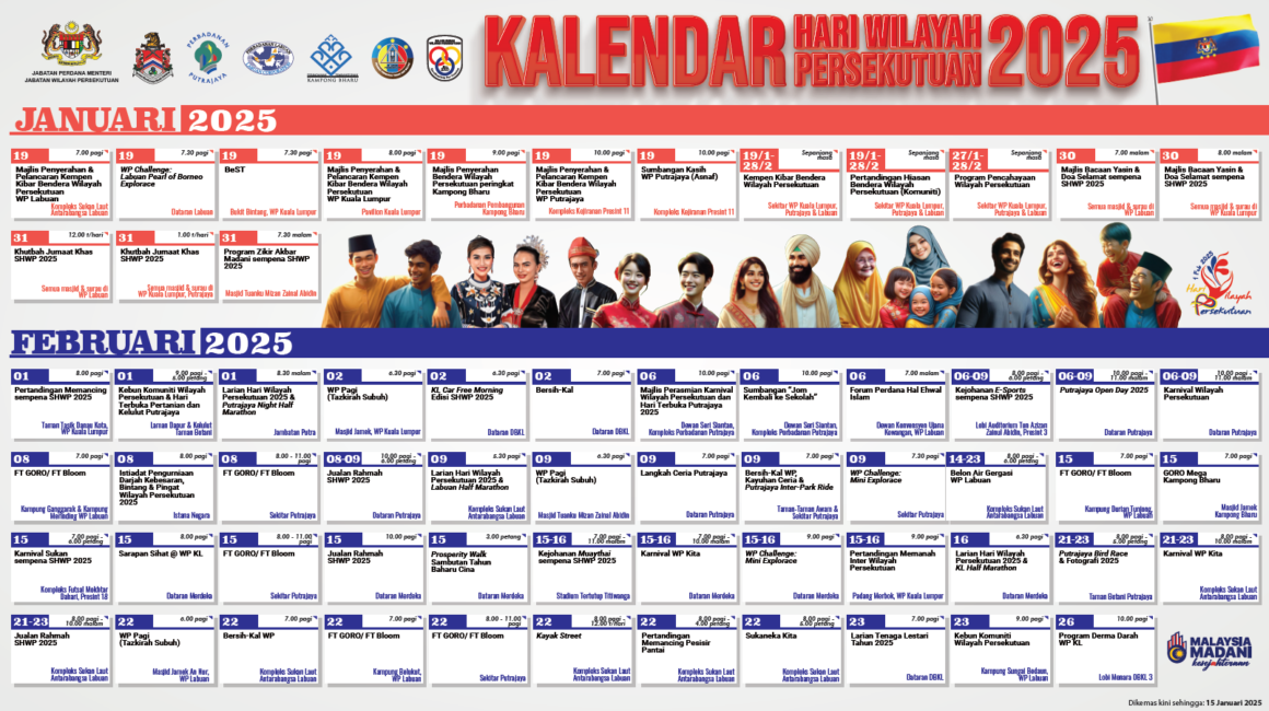 Kalendar Hari Wilayah Persekutuan 2025 - Perbadanan Labuan